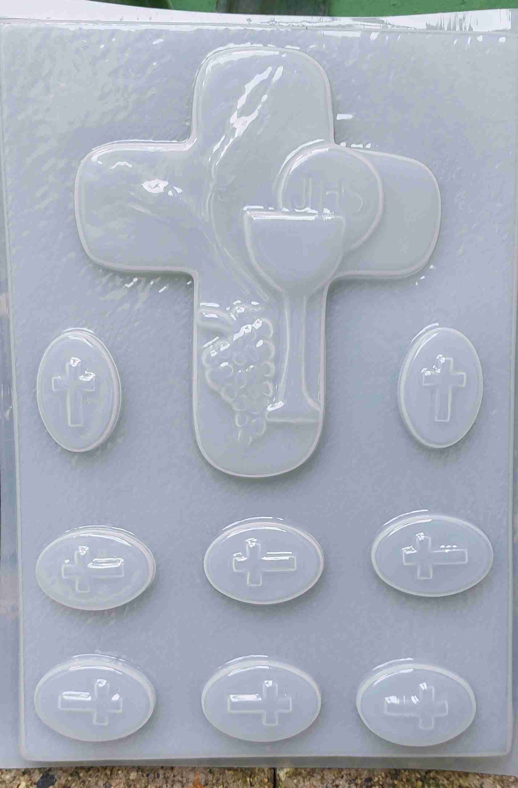 Molde Primera Comunion Cruces - Gelartistica
