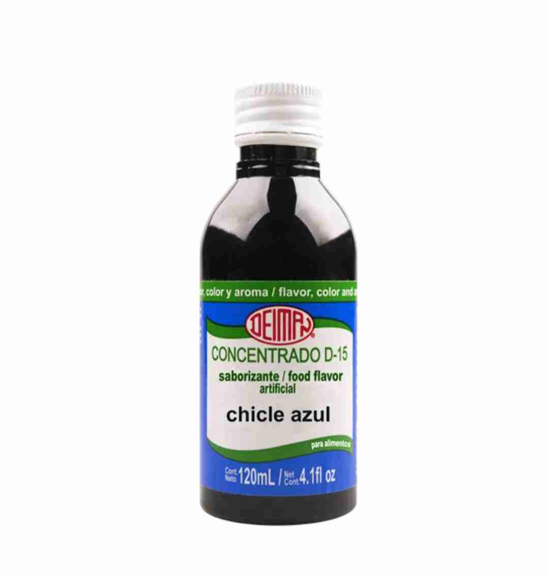 Concentrado Sabor Chicle Azul 120ml - Gelartistica