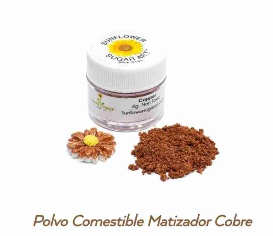 Matizador en polvo marca Sunflower color Bronce 4 gramos – Gelartistica