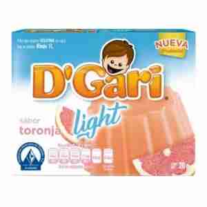 Gelatina D`Gari light sabor Toronja con color de 20 gramoa Rinde 1 ...
